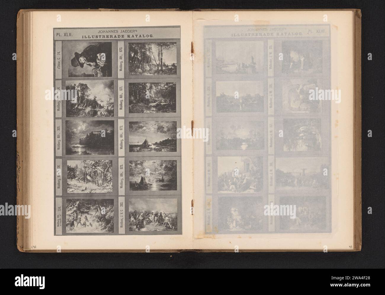 Photo production of ten paintings, nine landscapes and a portrait ...