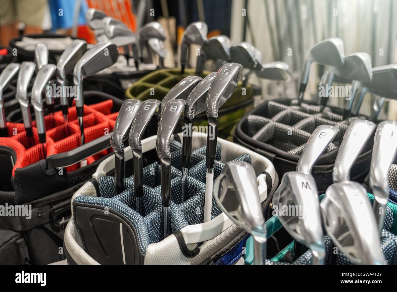 Golf club many bag for training and playing golf, inside the club for ...