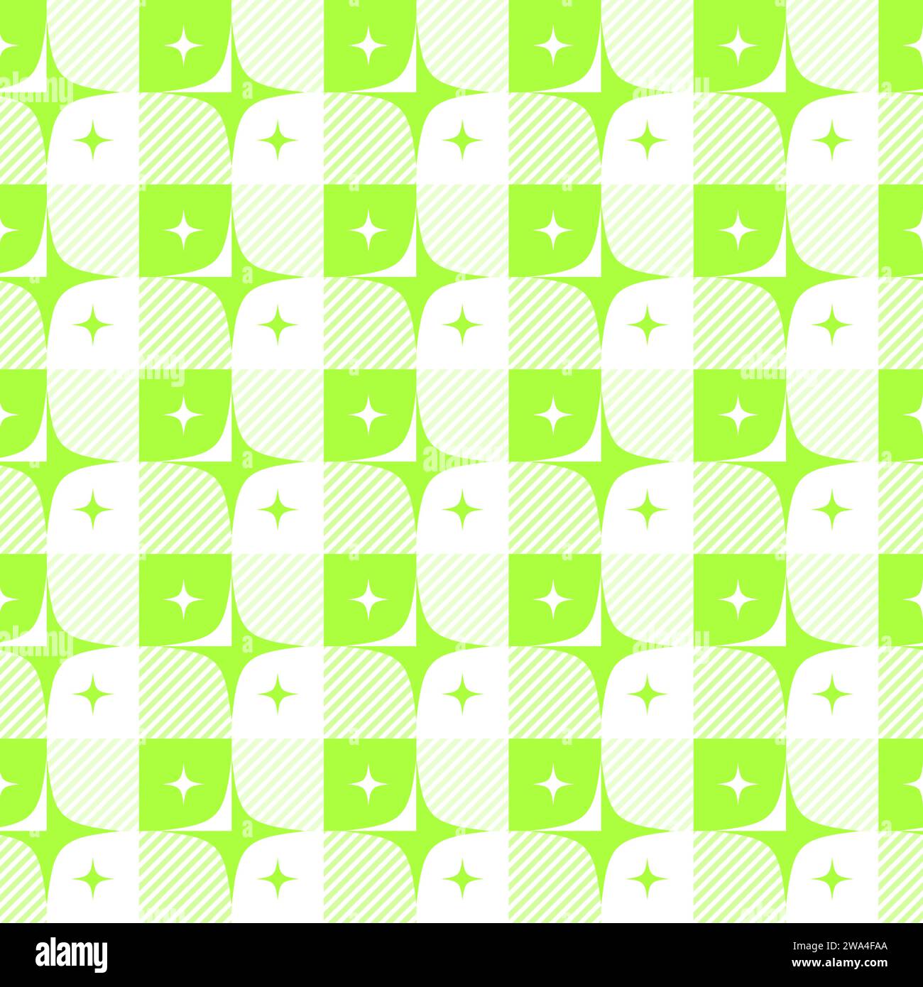 Y2k seamless pattern with sparkles. Geometric checkered vichy ...