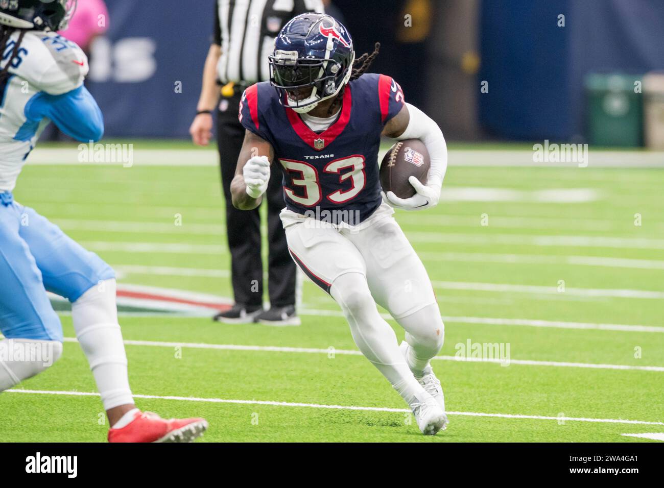 December 31, 2023: Houston Texans running back Dare Ogunbowale (33 ...