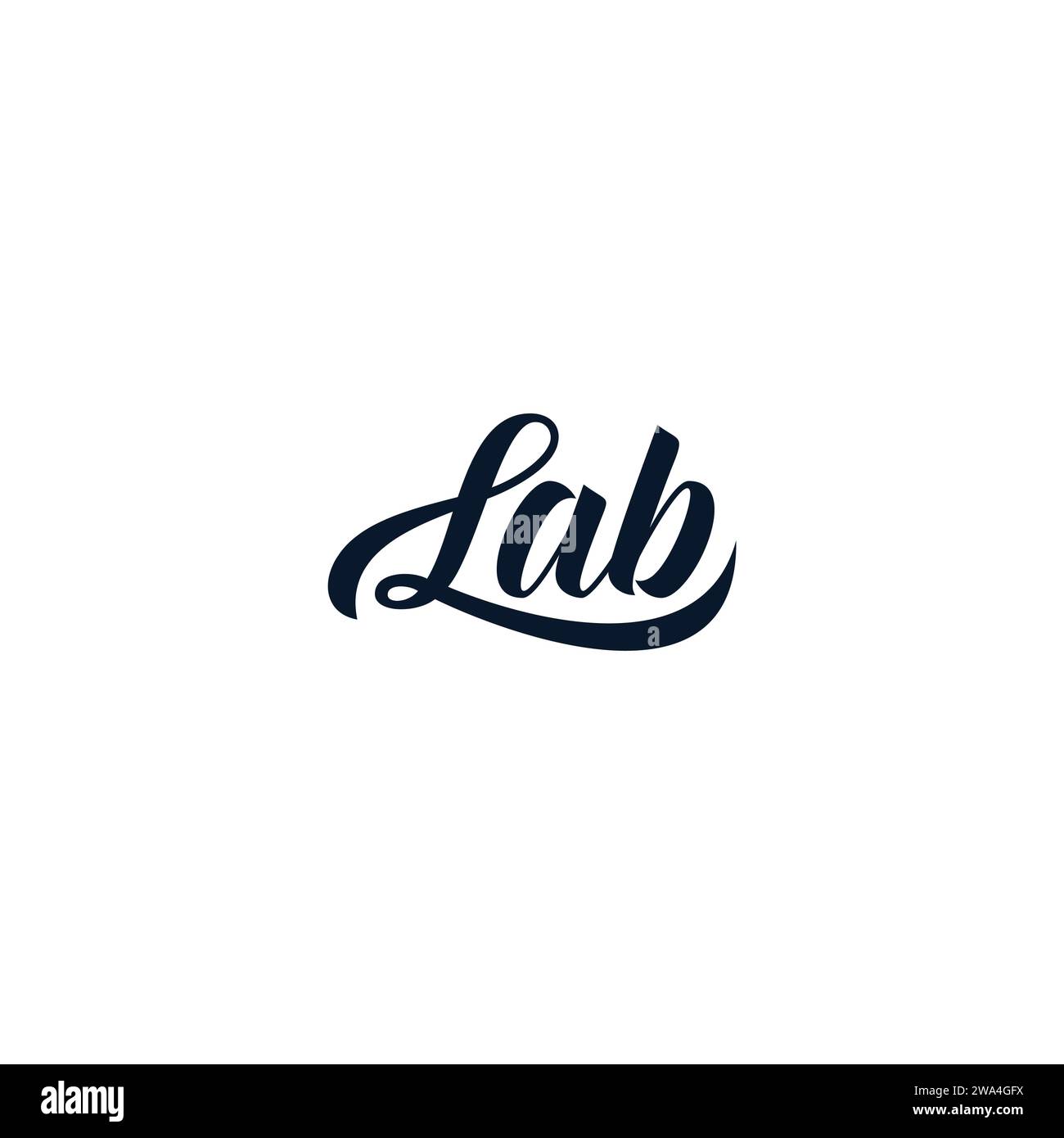 lab typography logo simple. Lab icon vector Stock Vector Image & Art ...