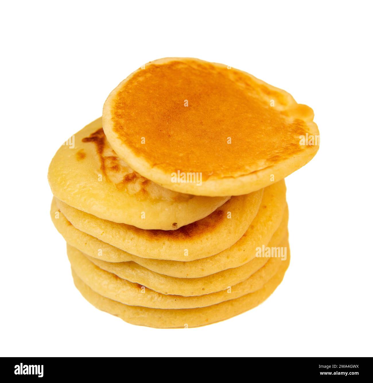 Close up Cocktail Blinis or mini blinis on white background Stock Photo ...