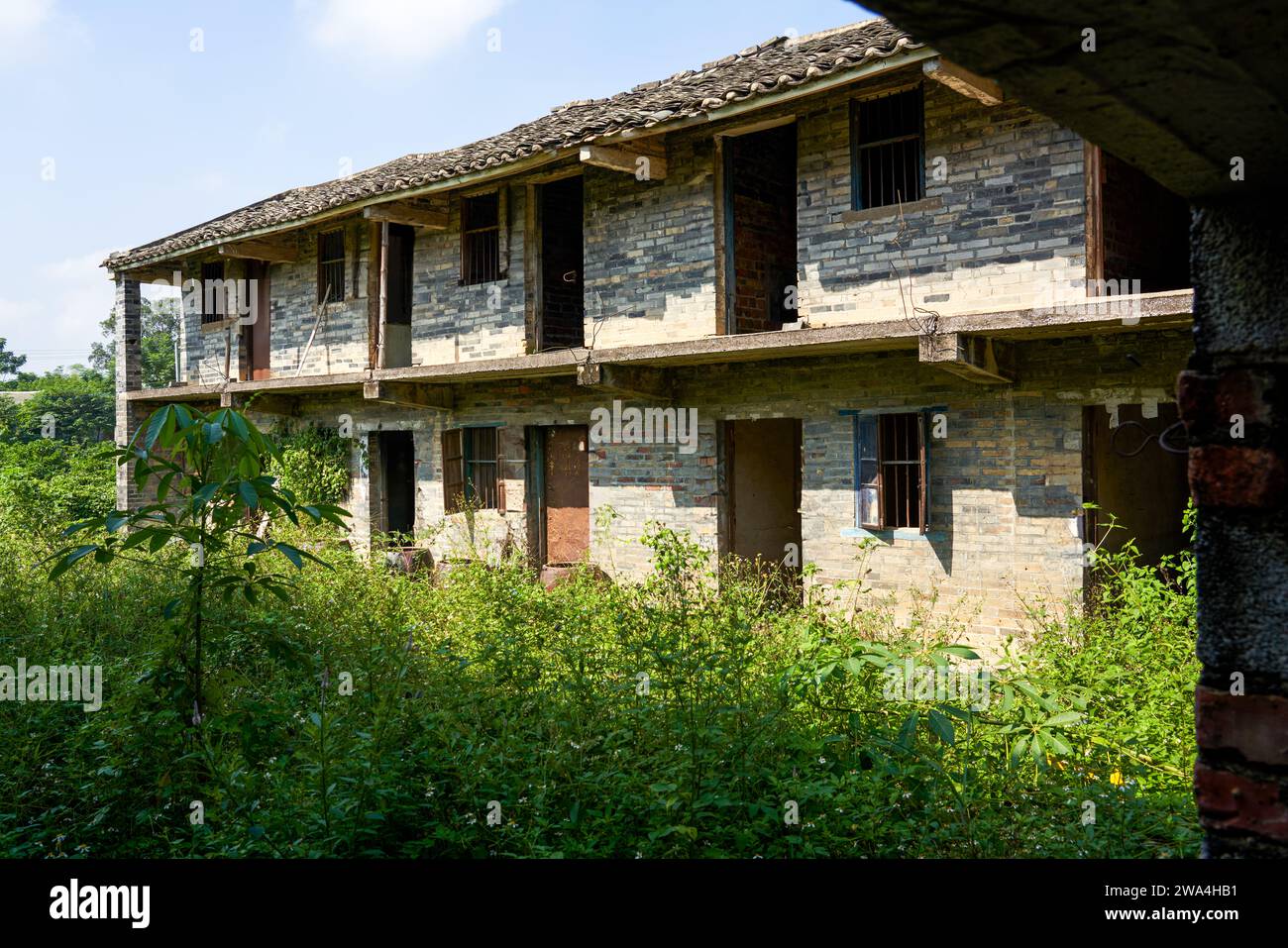 Old brick houses in rural China Stock Photo - Alamy