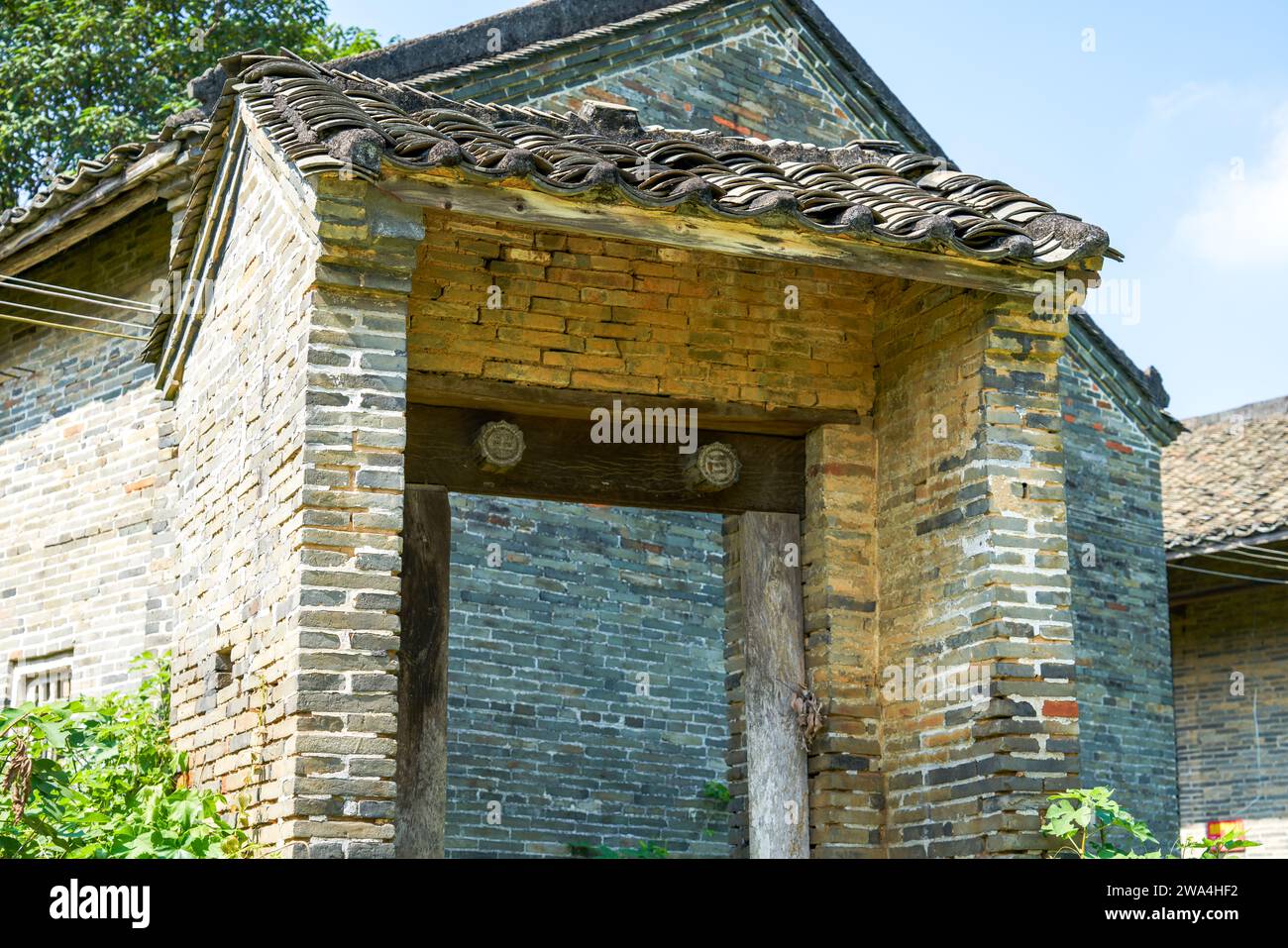 Old brick houses in rural China Stock Photo - Alamy