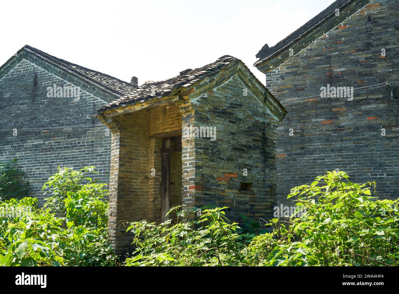 Old brick houses in rural China Stock Photo - Alamy