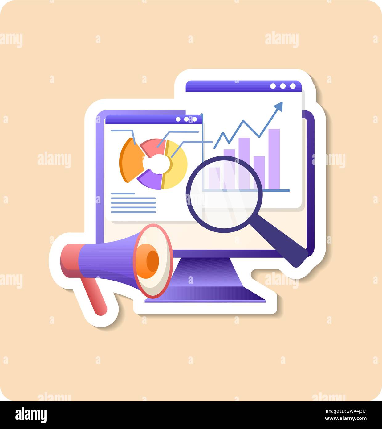 Statistical process control chart Cut Out Stock Images & Pictures - Alamy