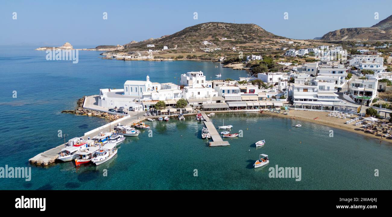 Pollonia village milos island hi-res stock photography and images - Alamy