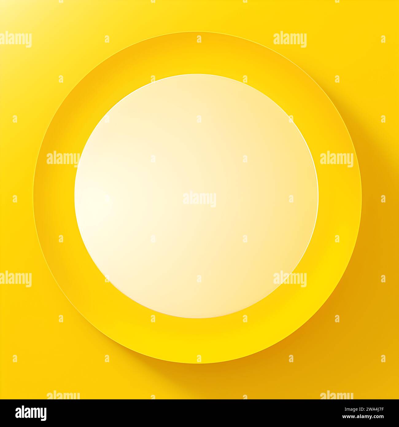 Gradient modern abstract yellow circle background with empty space in ...