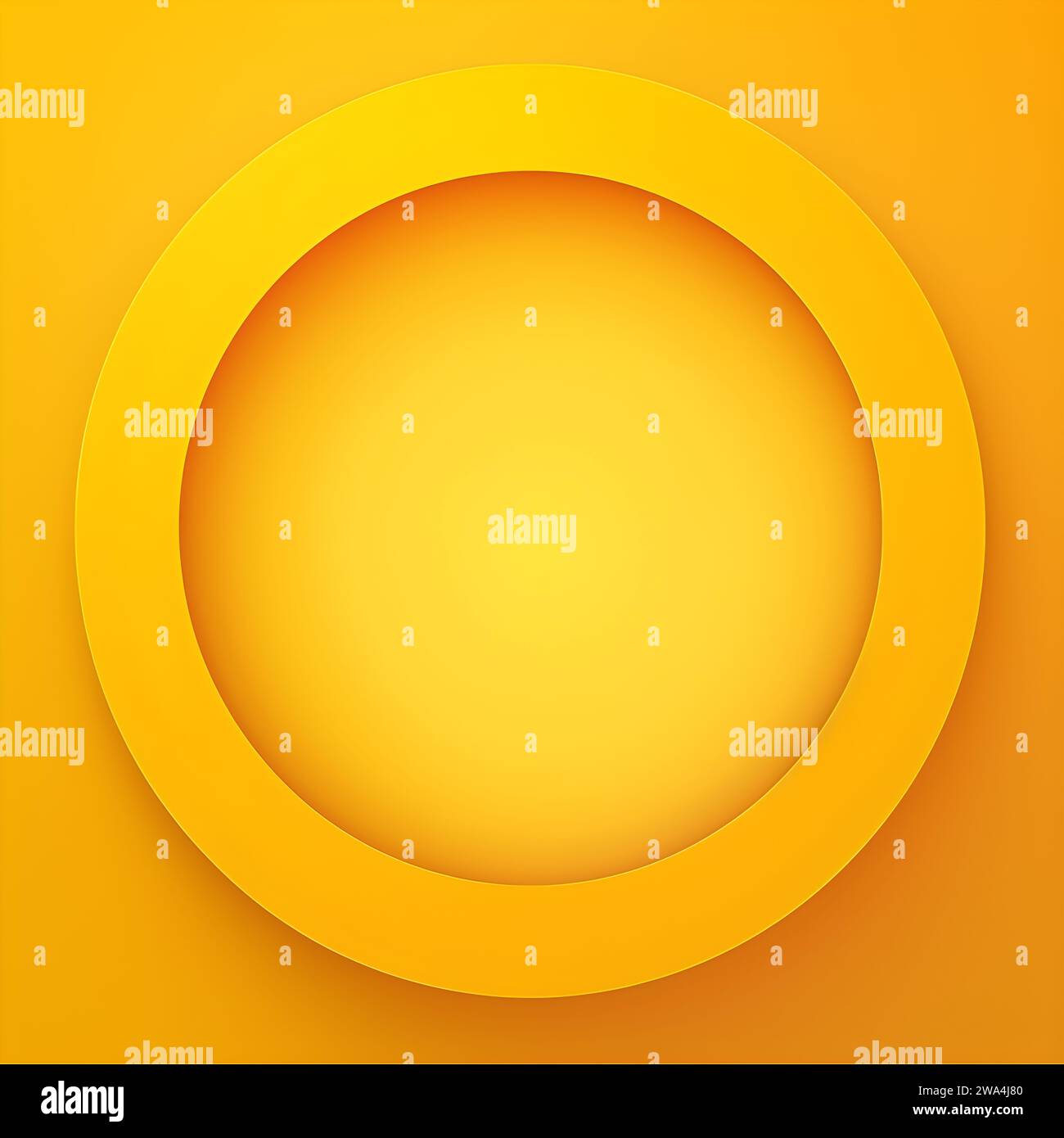 Gradient modern abstract yellow circle background with empty space in ...