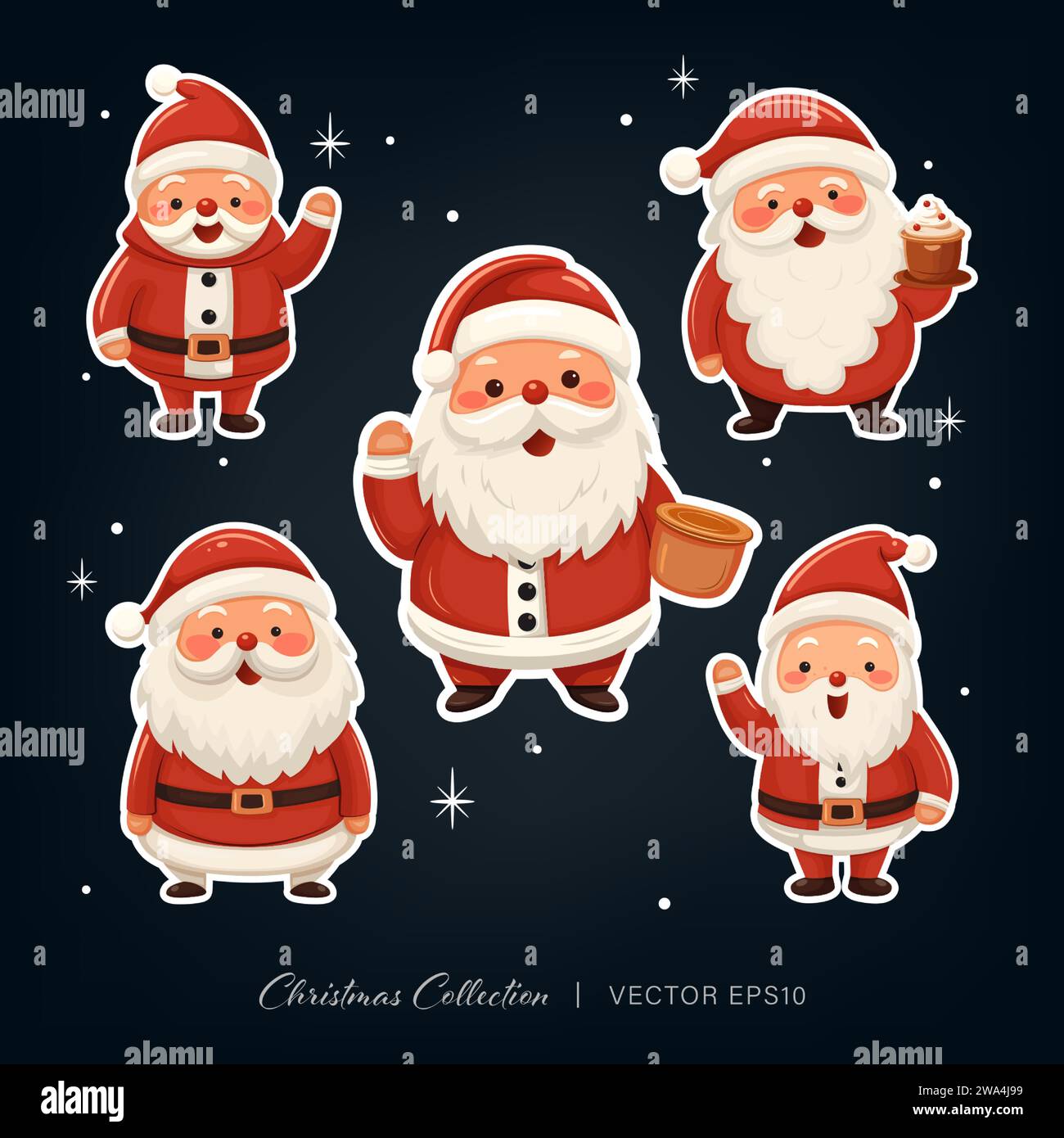 Cartoon christmas character hi-res stock photography and images - Alamy