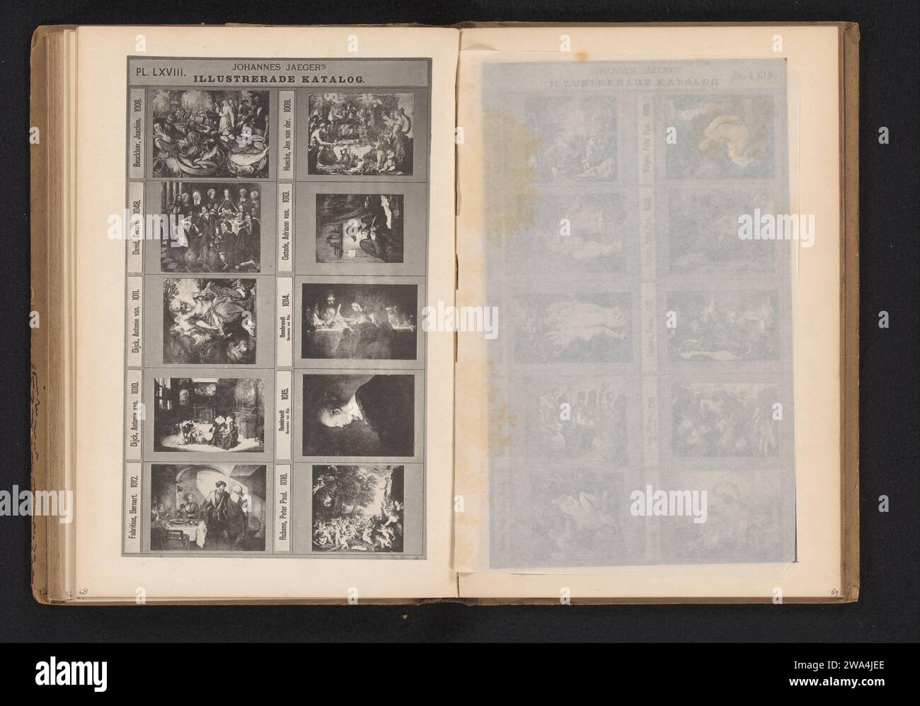 Photo production of ten paintings, Johannes Jaeger, after Rembrandt van ...