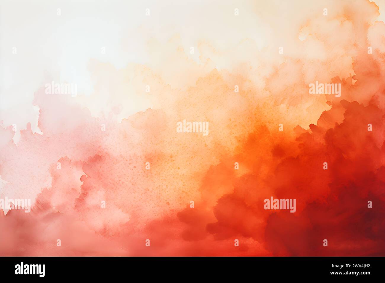 Dark red and orange warm tone watercolor splash background Stock Photo ...