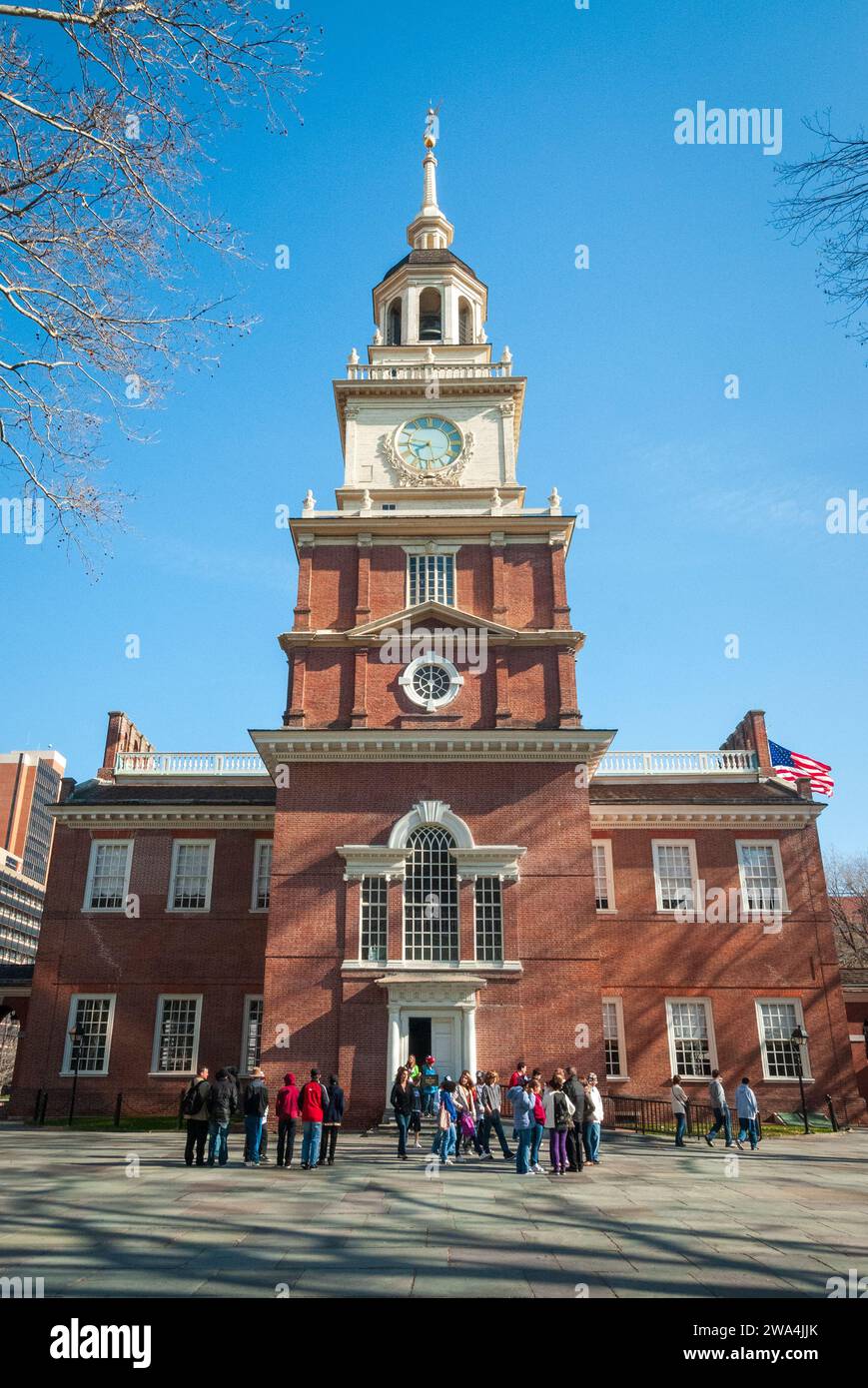 The Independence Hall at Independence National Historical Park ...