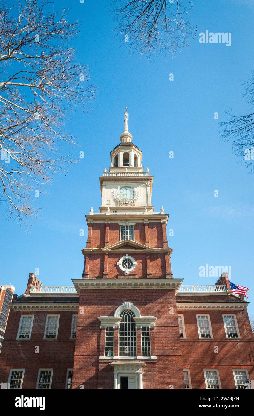 The Independence Hall at Independence National Historical Park ...