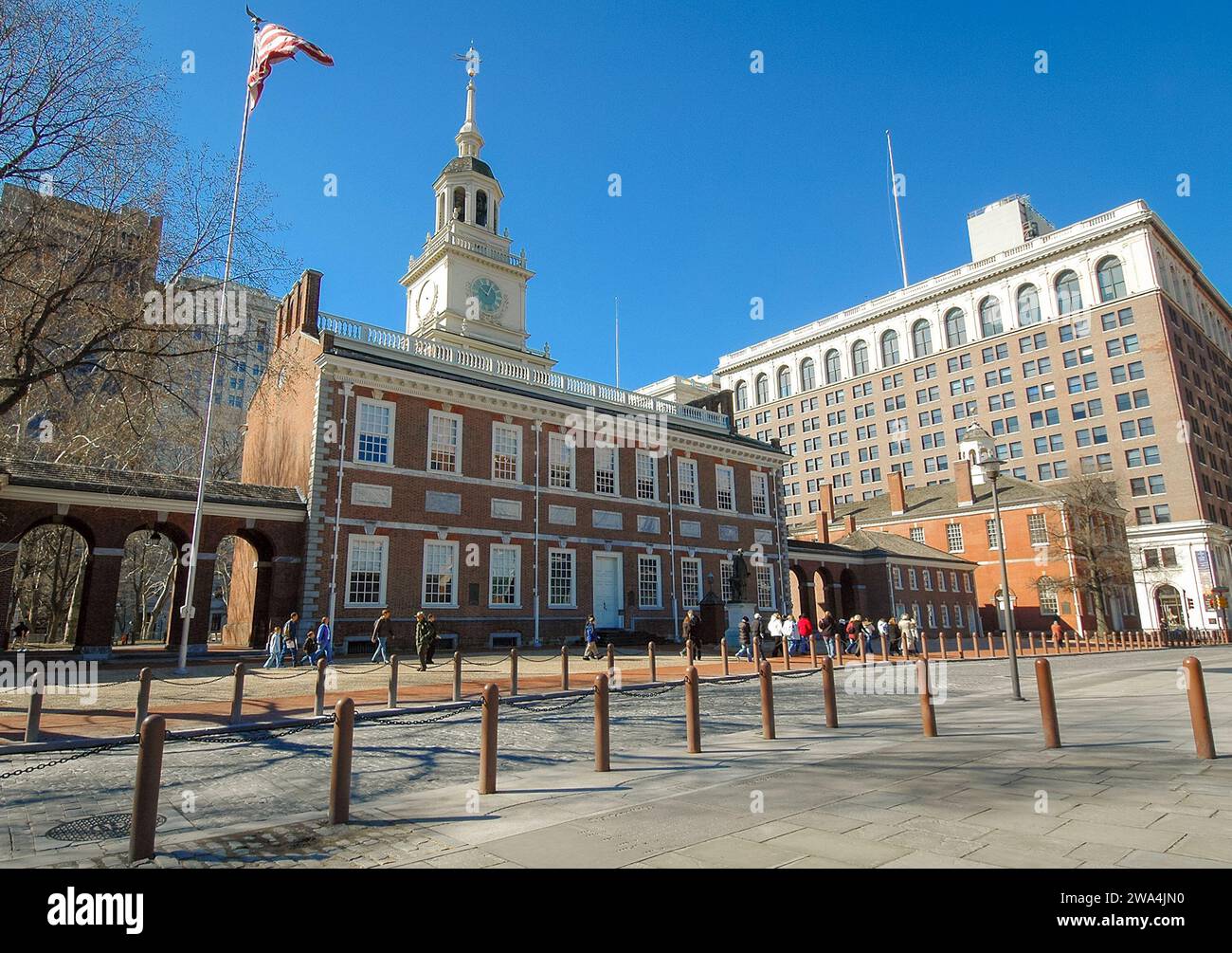 The Independence Hall at Independence National Historical Park ...