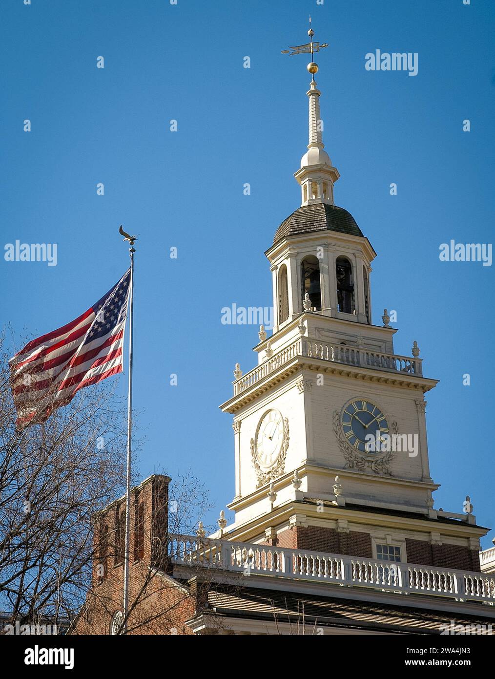 The Independence Hall at Independence National Historical Park ...