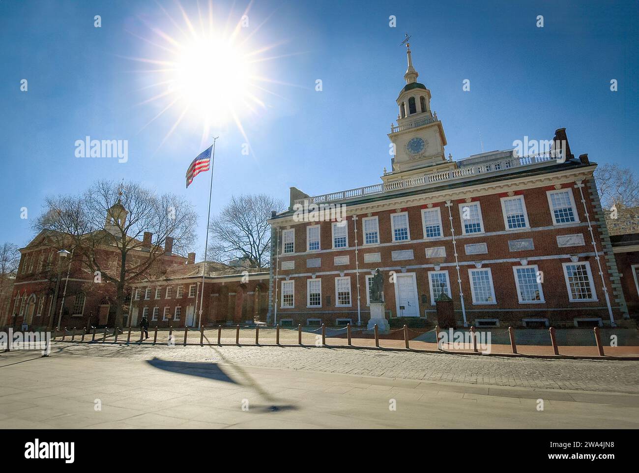 The Independence Hall at Independence National Historical Park ...