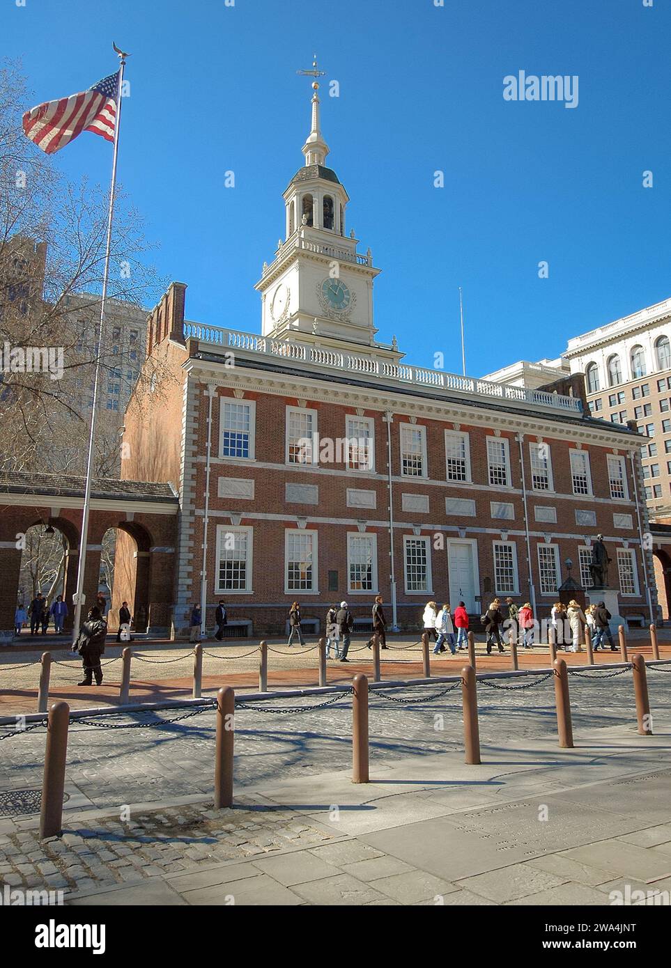 The Independence Hall at Independence National Historical Park ...