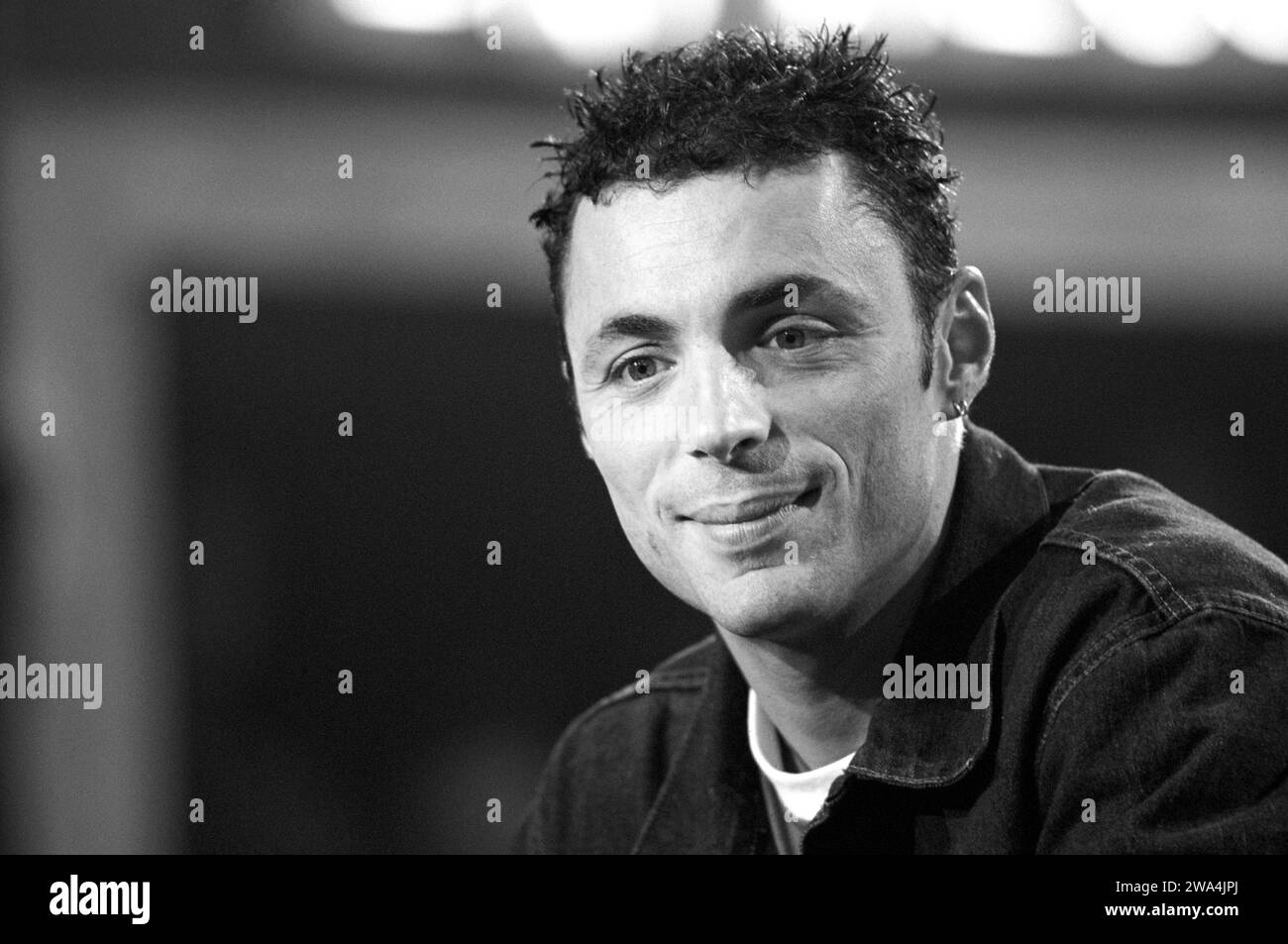 Italy Milan 1999-03-19 : Alex Britti,Italian singer,during the musical ...