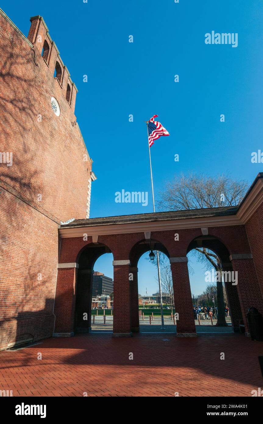 The Independence Hall at Independence National Historical Park ...