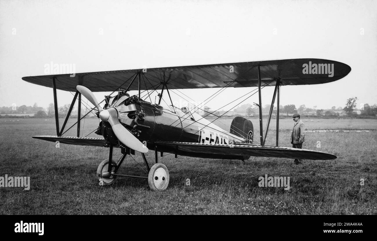 A Bristol Type 32 Bullet aircraft, registration G-EATS, photographed in ...
