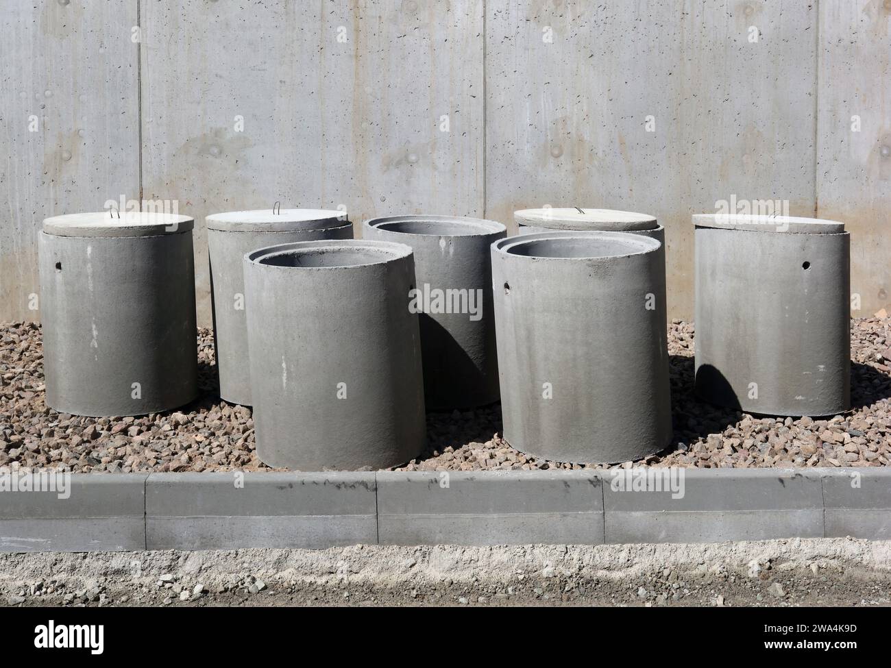 Reinforced concrete rings hi-res stock photography and images - Alamy