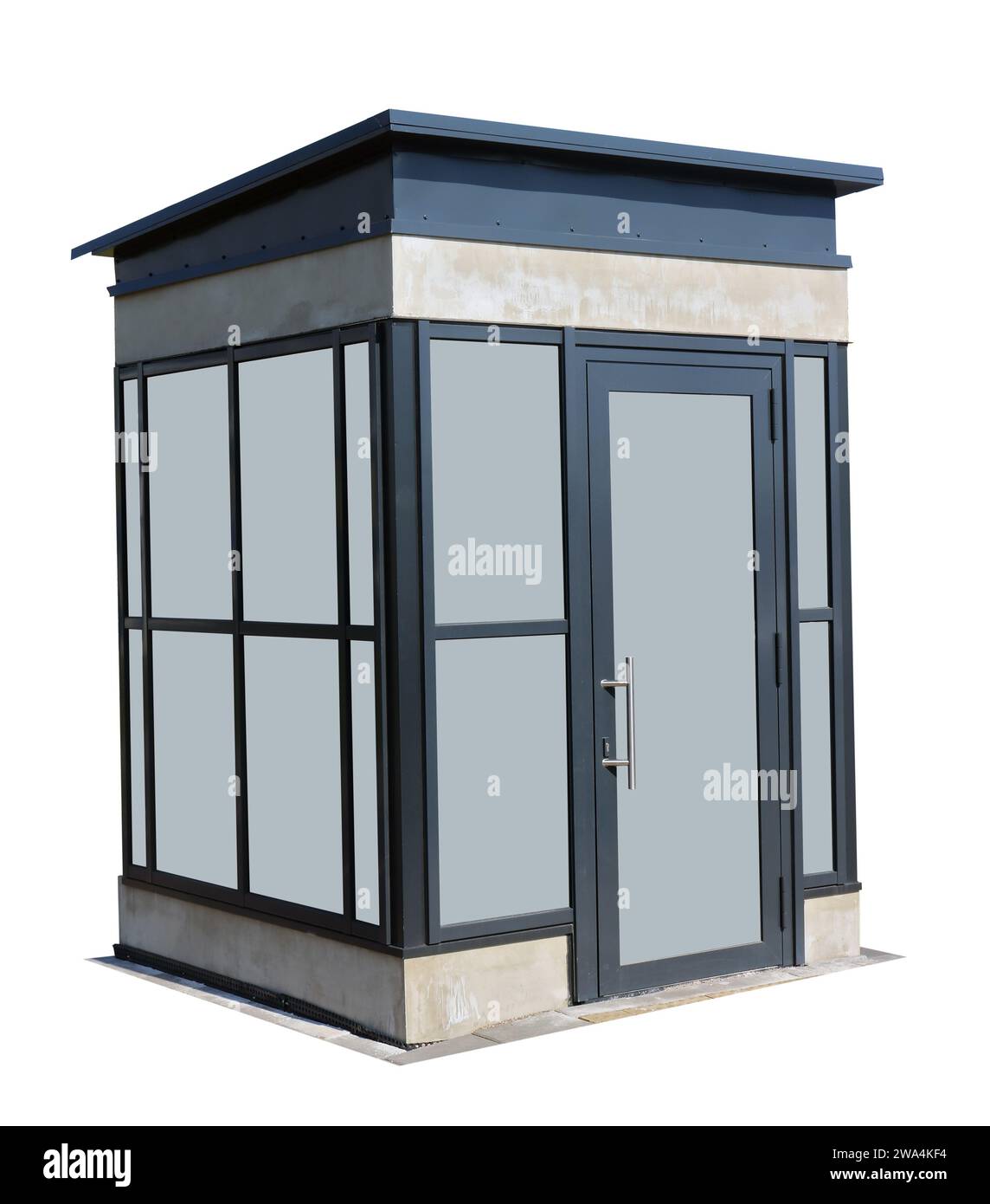 Construction elevator on modern building Cut Out Stock Images ...