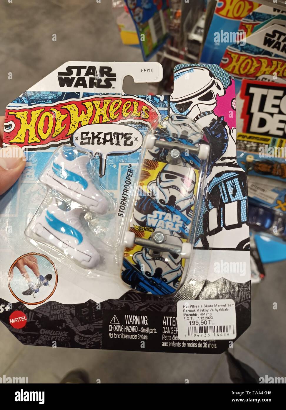 Istanbul, Turkey - December 31, 2023: A Hot Wheels Skate, Star Wars ...