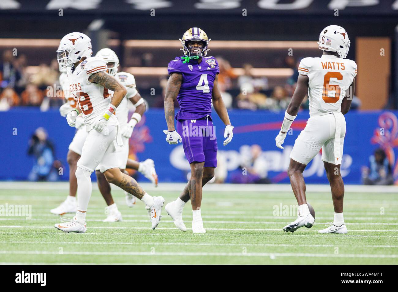 New Orleans, Louisiana, USA. 01st Jan, 2024. Washington wide receiver ...