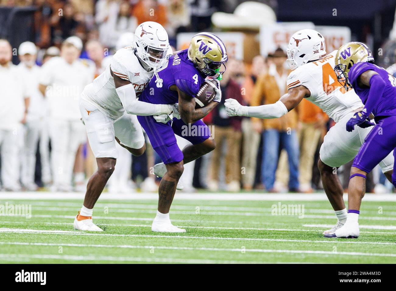 New Orleans, Louisiana, USA. 01st Jan, 2024. Washington wide receiver ...