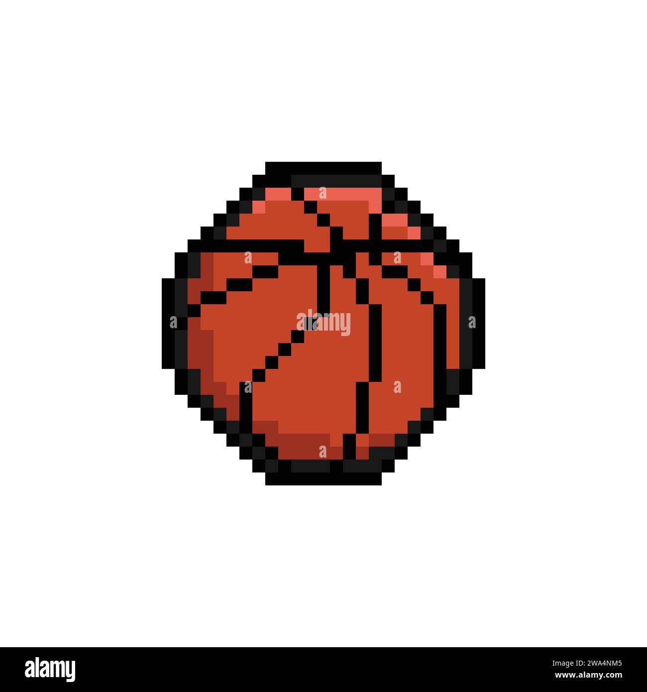 Basketball sport pixel art design vector Stock Vector Image & Art - Alamy