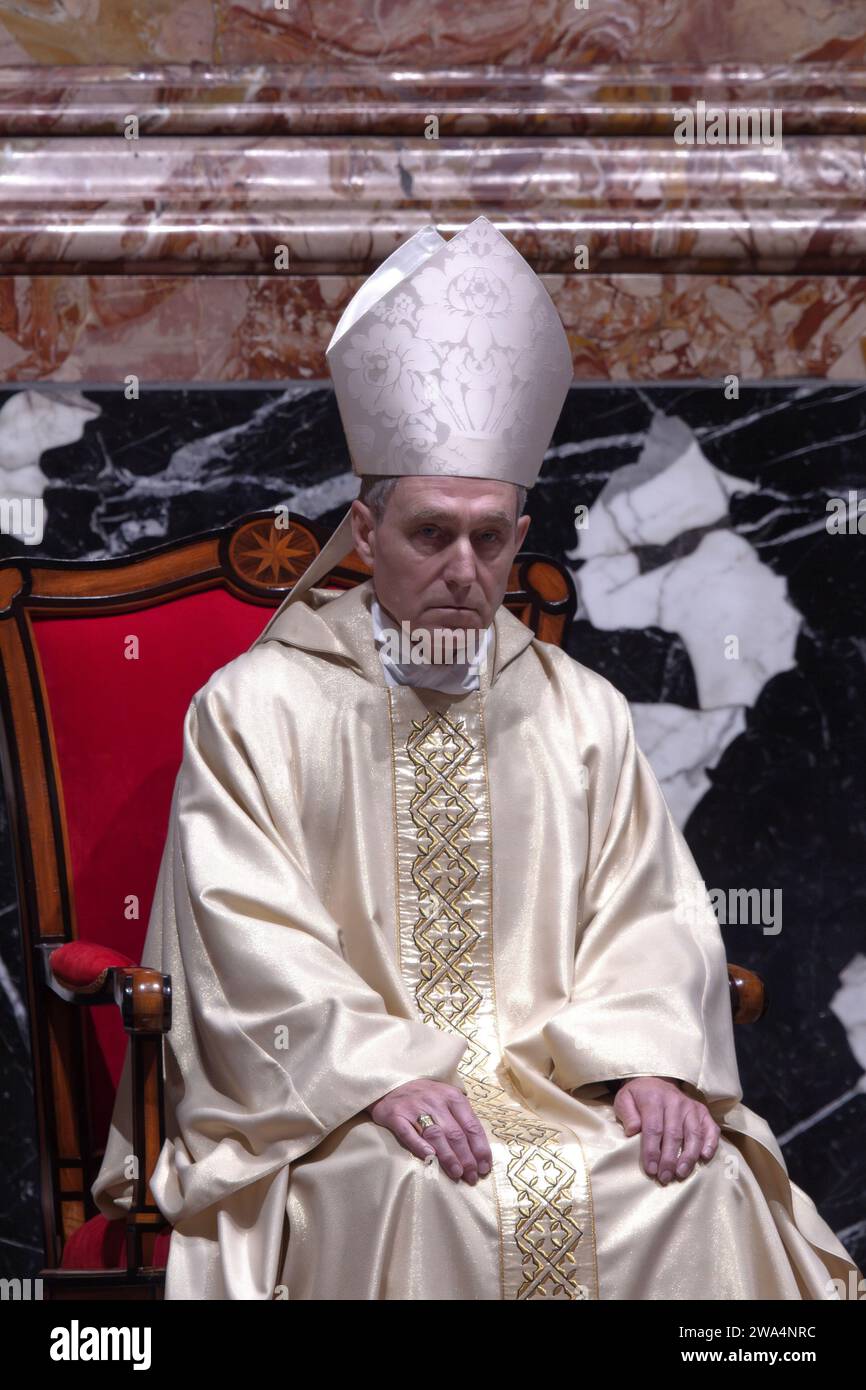 Vatican City, Vatican, 31 December 2023. Secretary of Pope Emeritus ...