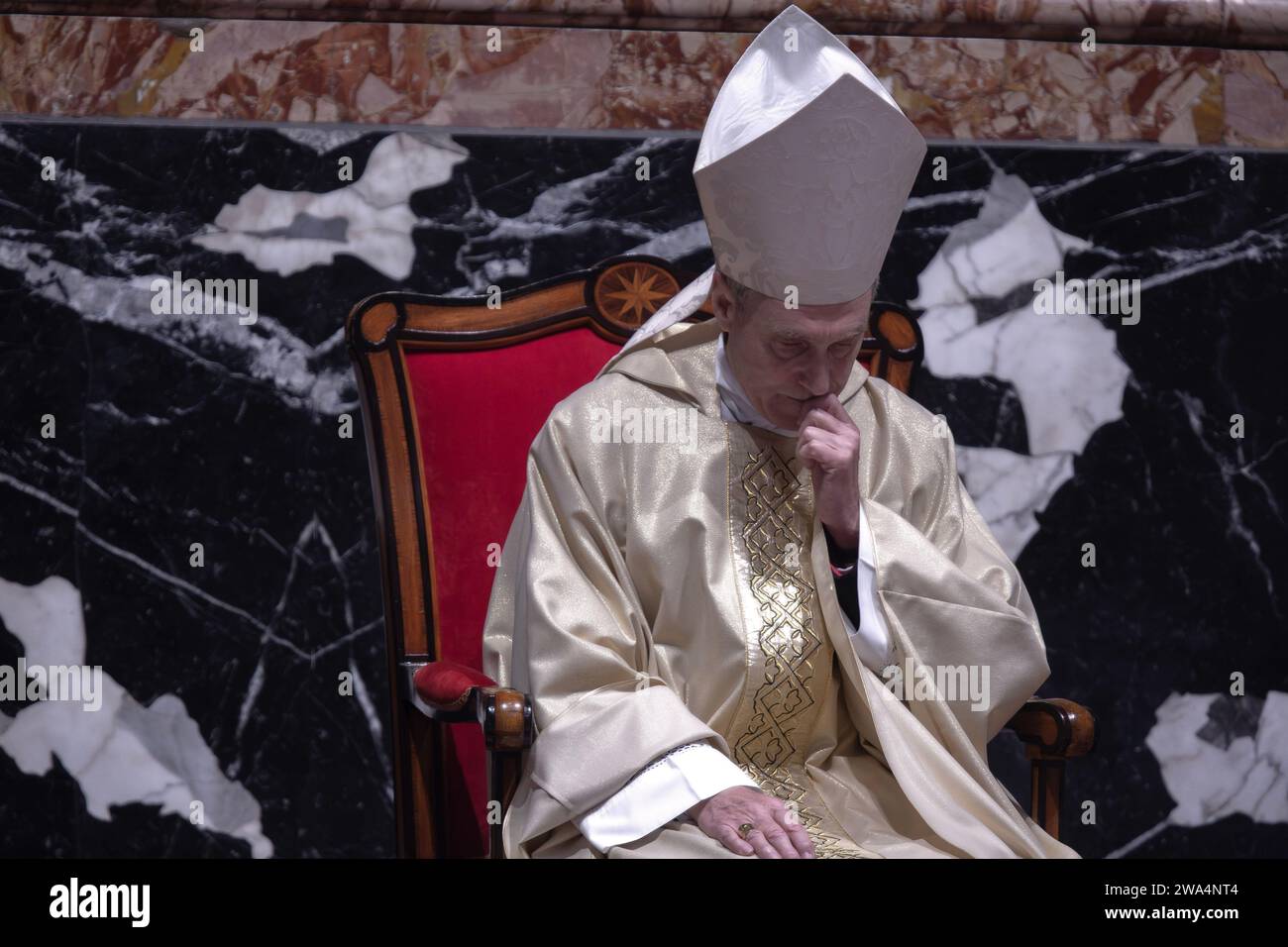 Vatican City, Vatican, 31 December 2023. Secretary of Pope Emeritus ...