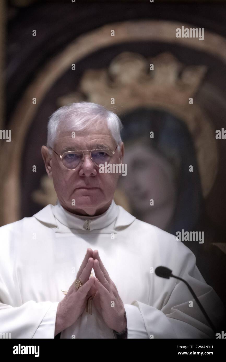 Vatican City, Vatican, 31 December 2023. Cardinal Gerhard Ludwig Müller ...