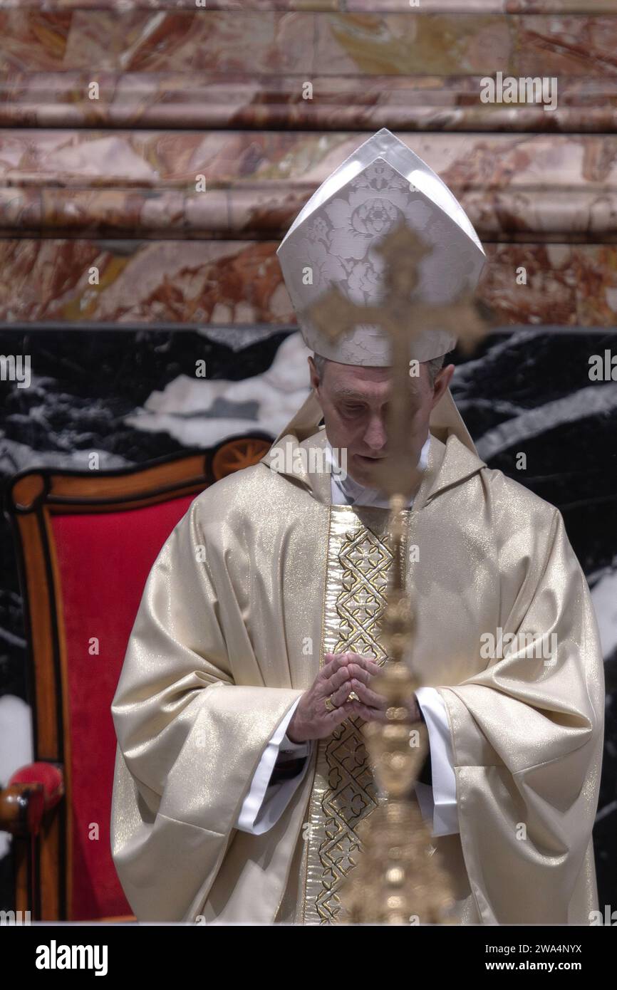 Vatican City, Vatican, 31 December 2023. Secretary of Pope Emeritus ...