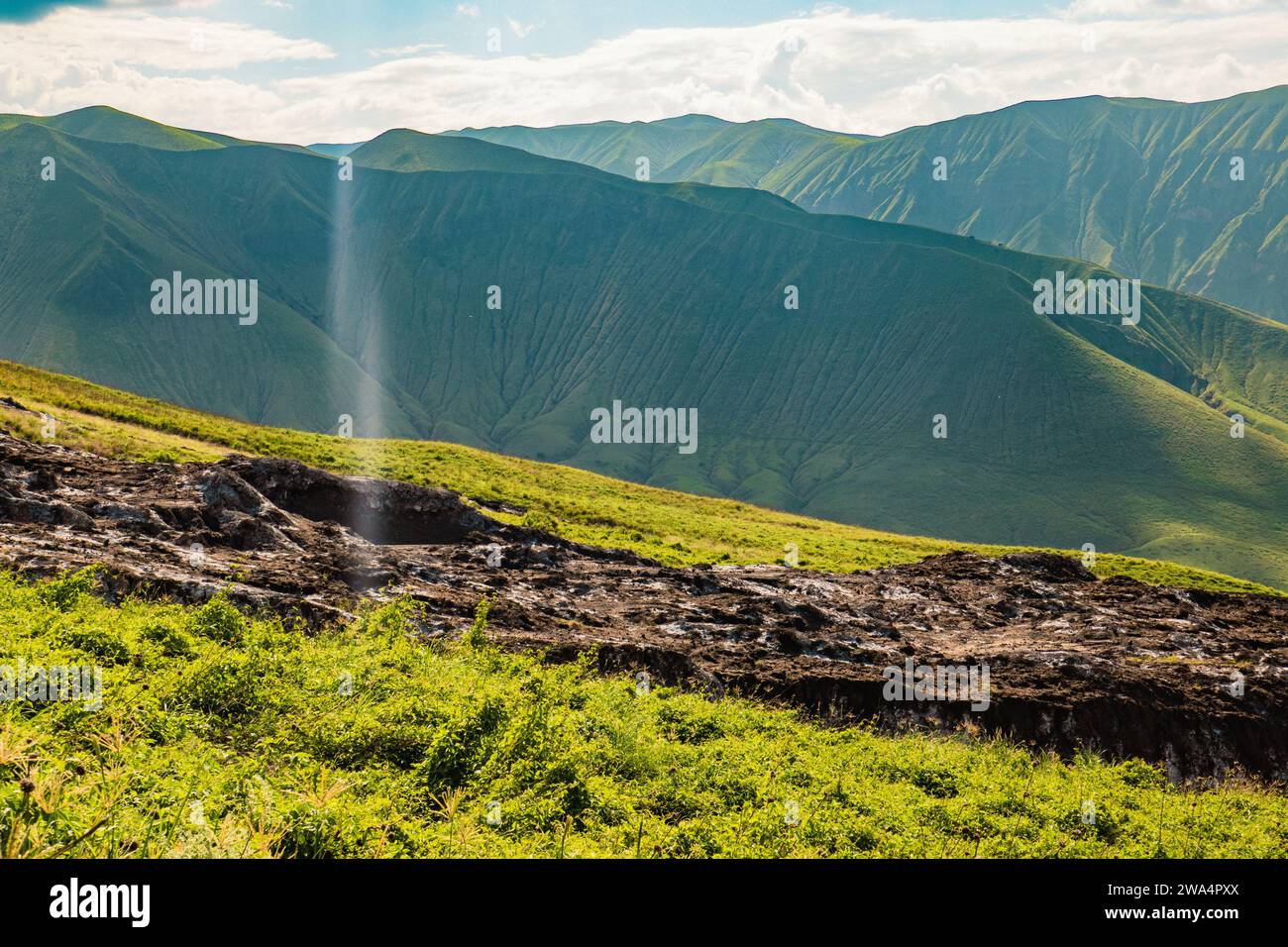 Volcanic rock formations at Mount Ol Doinyo Lengai in Ngorongoro ...
