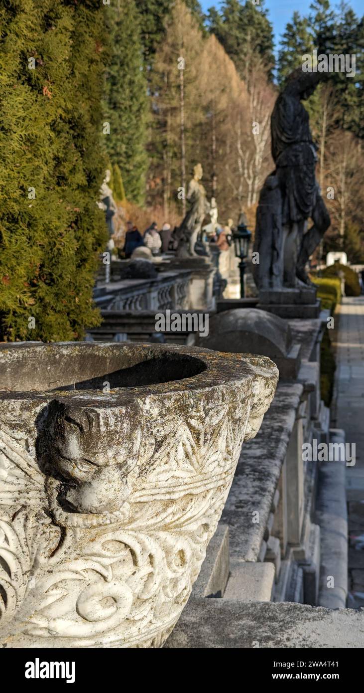 Pelesh castle, Sinaia, Romania Stock Photo - Alamy