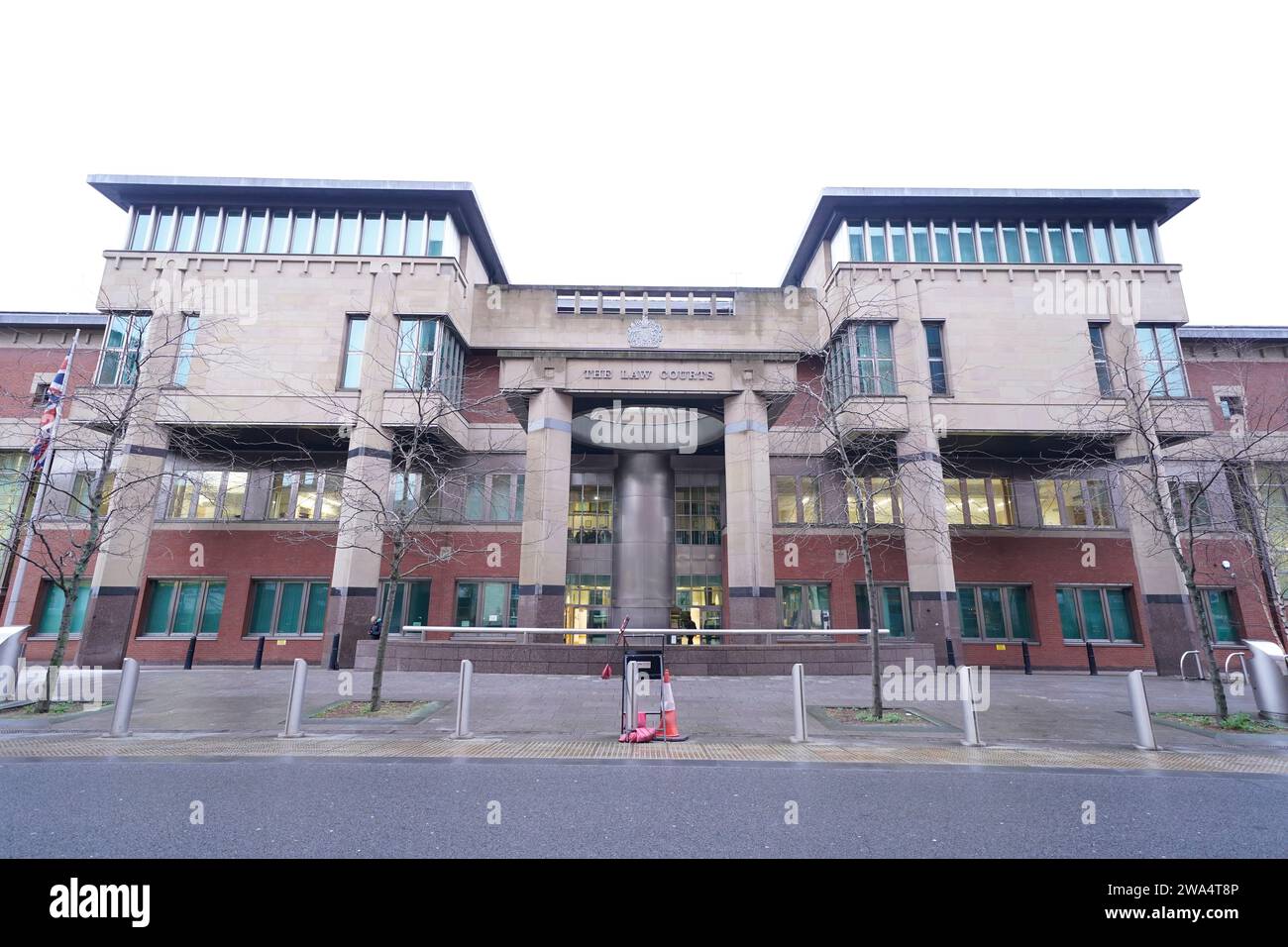 A view of the Sheffield Law Courts building, housing the High Court ...