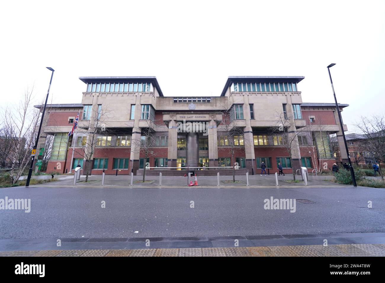 A view of the Sheffield Law Courts building, housing the High Court ...