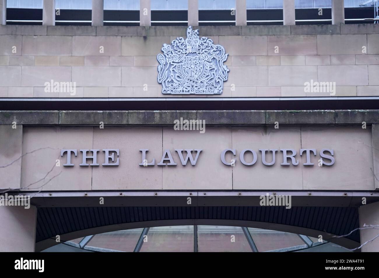A view of the Sheffield Law Courts building, housing the High Court ...