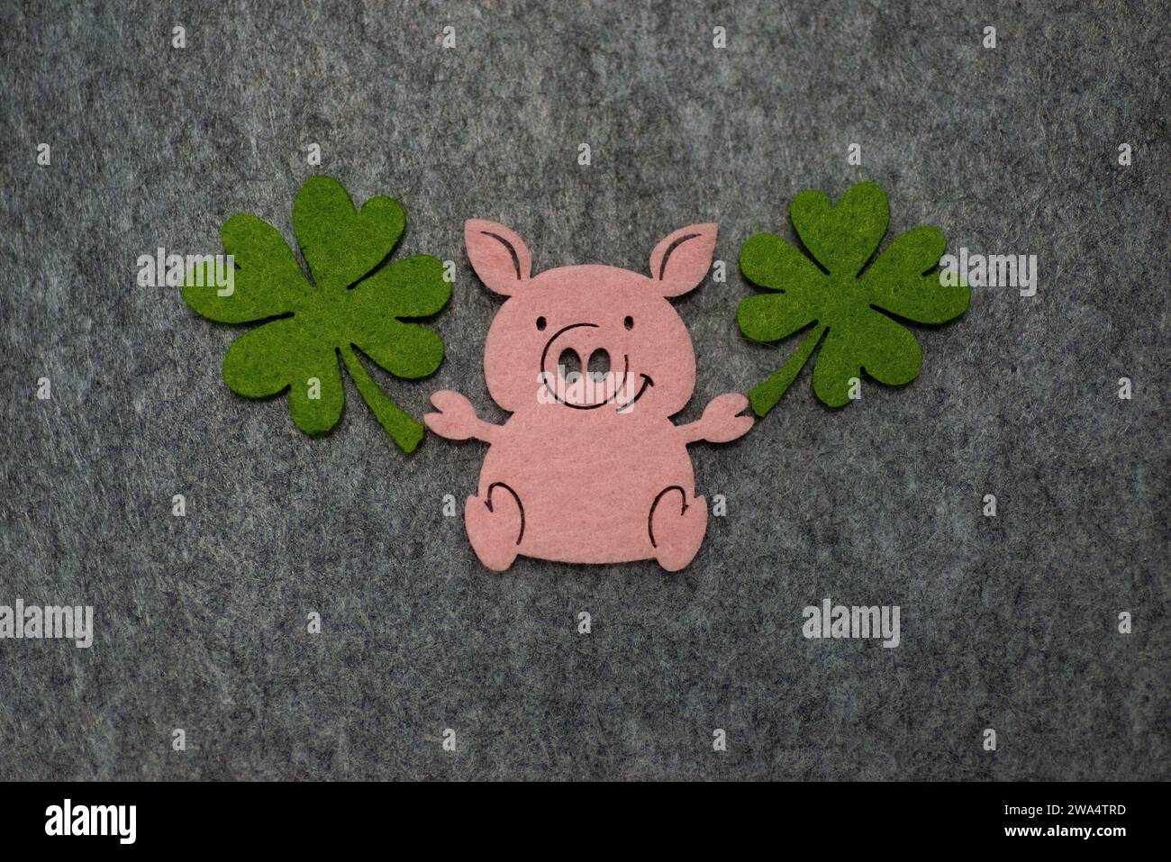 Pink lucky pigs with hearts and or lucky clovers wish you all the best ...
