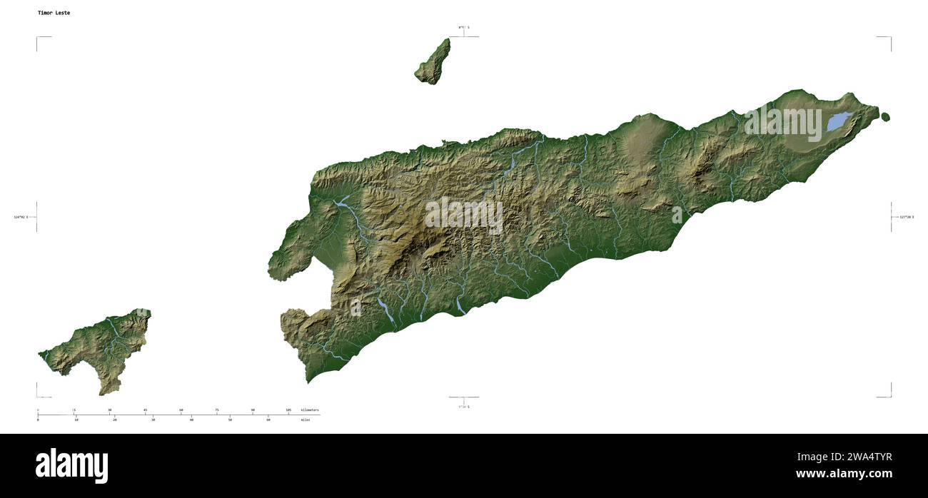 Shape of a Pale colored elevation map with lakes and rivers of the ...