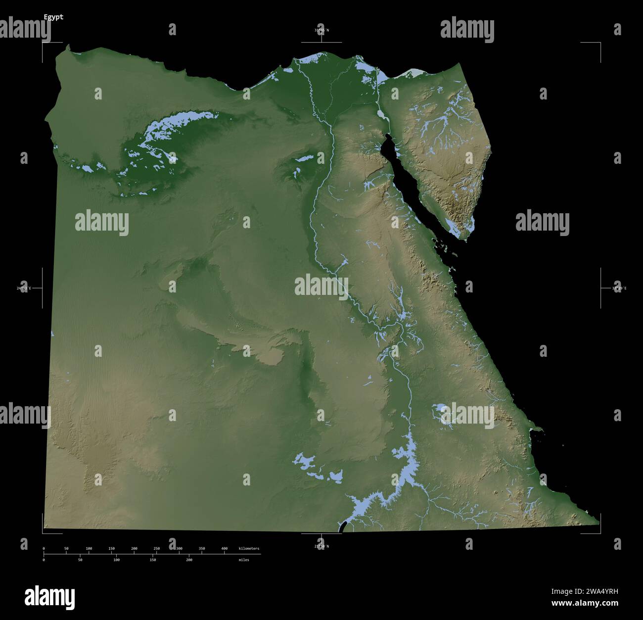 Shape of a Pale colored elevation map with lakes and rivers of the ...