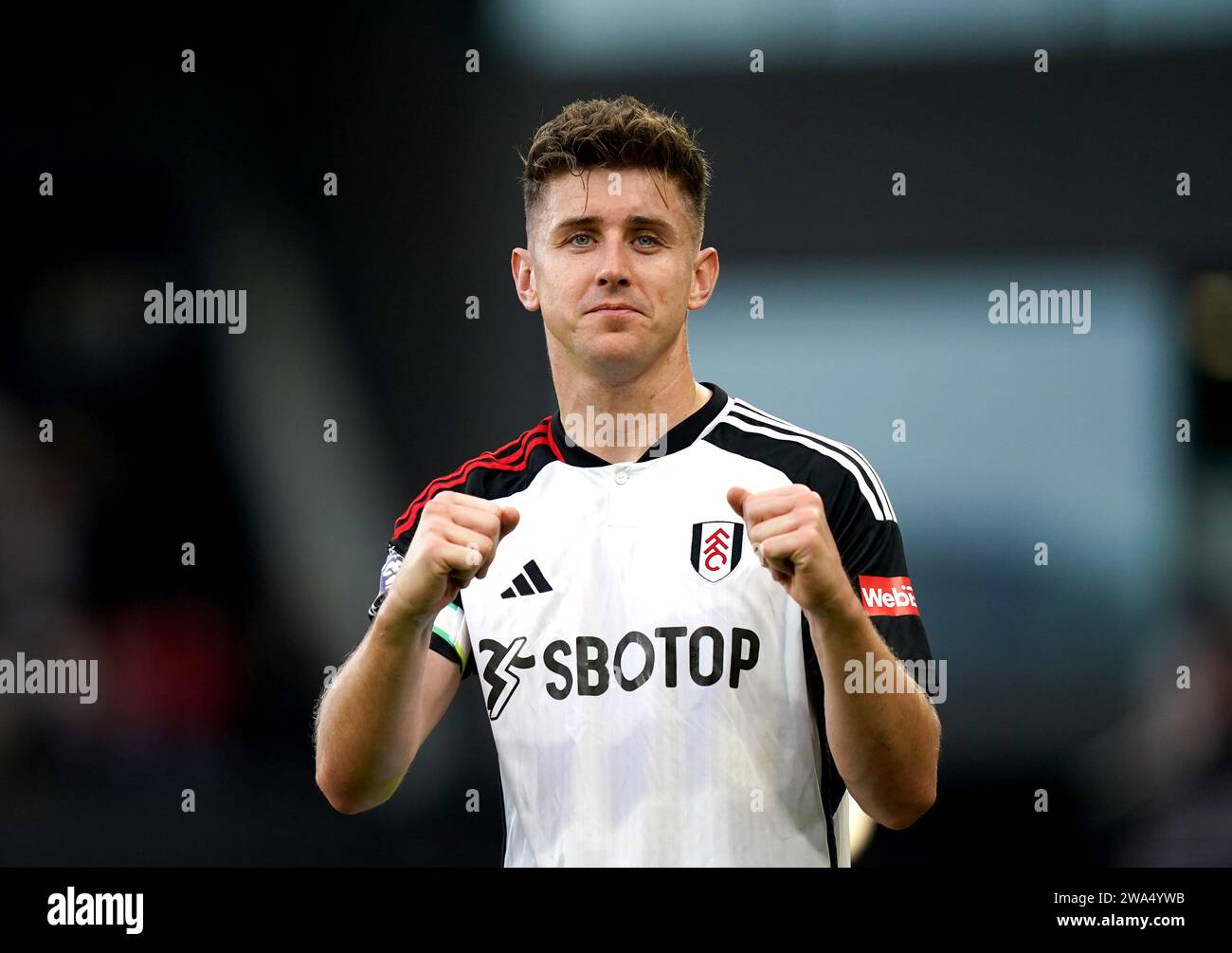 File photo dated 07-10-2023 of Fulham captain Tom Cairney, who has ...
