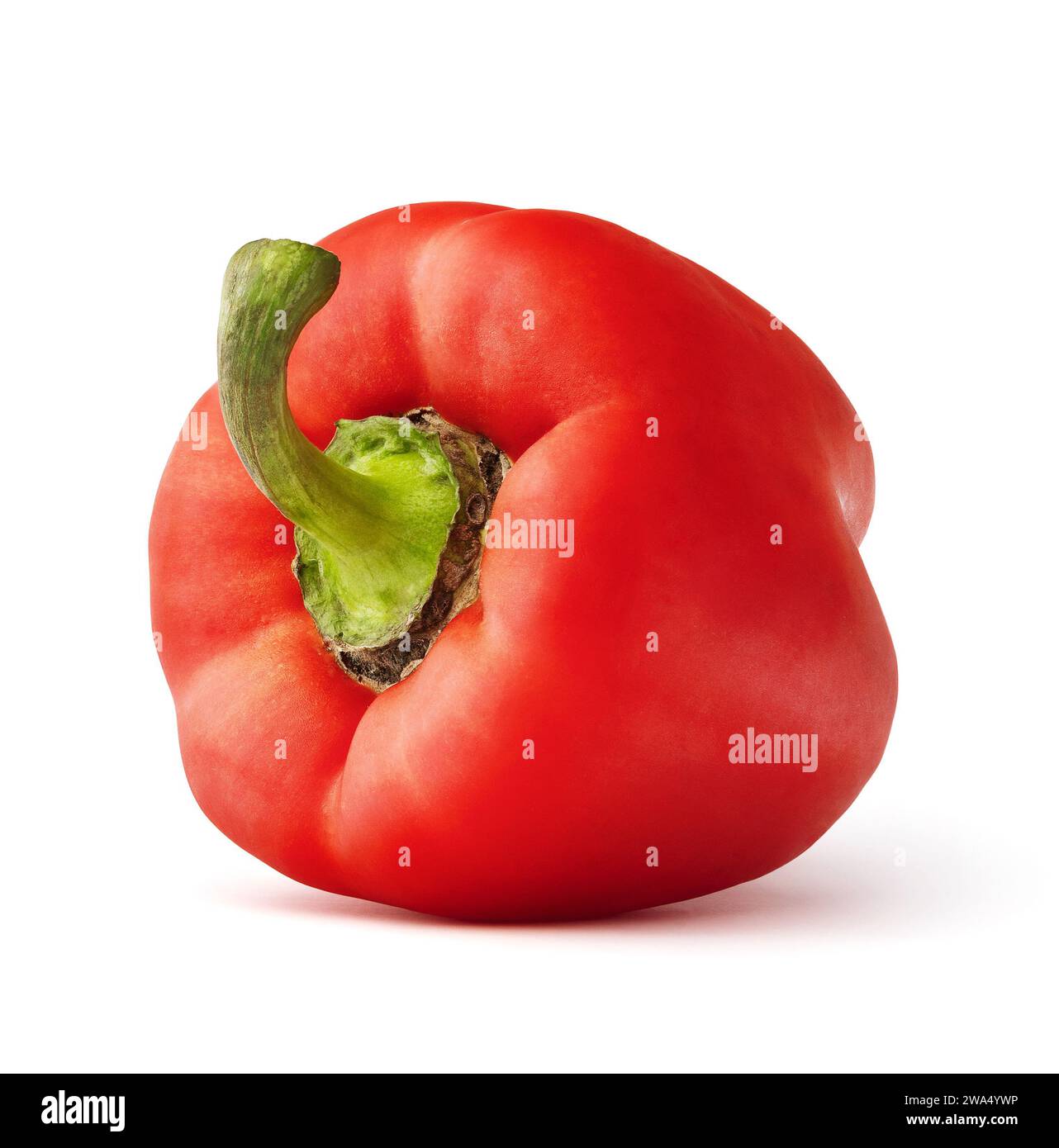 Red pepper isolated on white background Stock Photo - Alamy