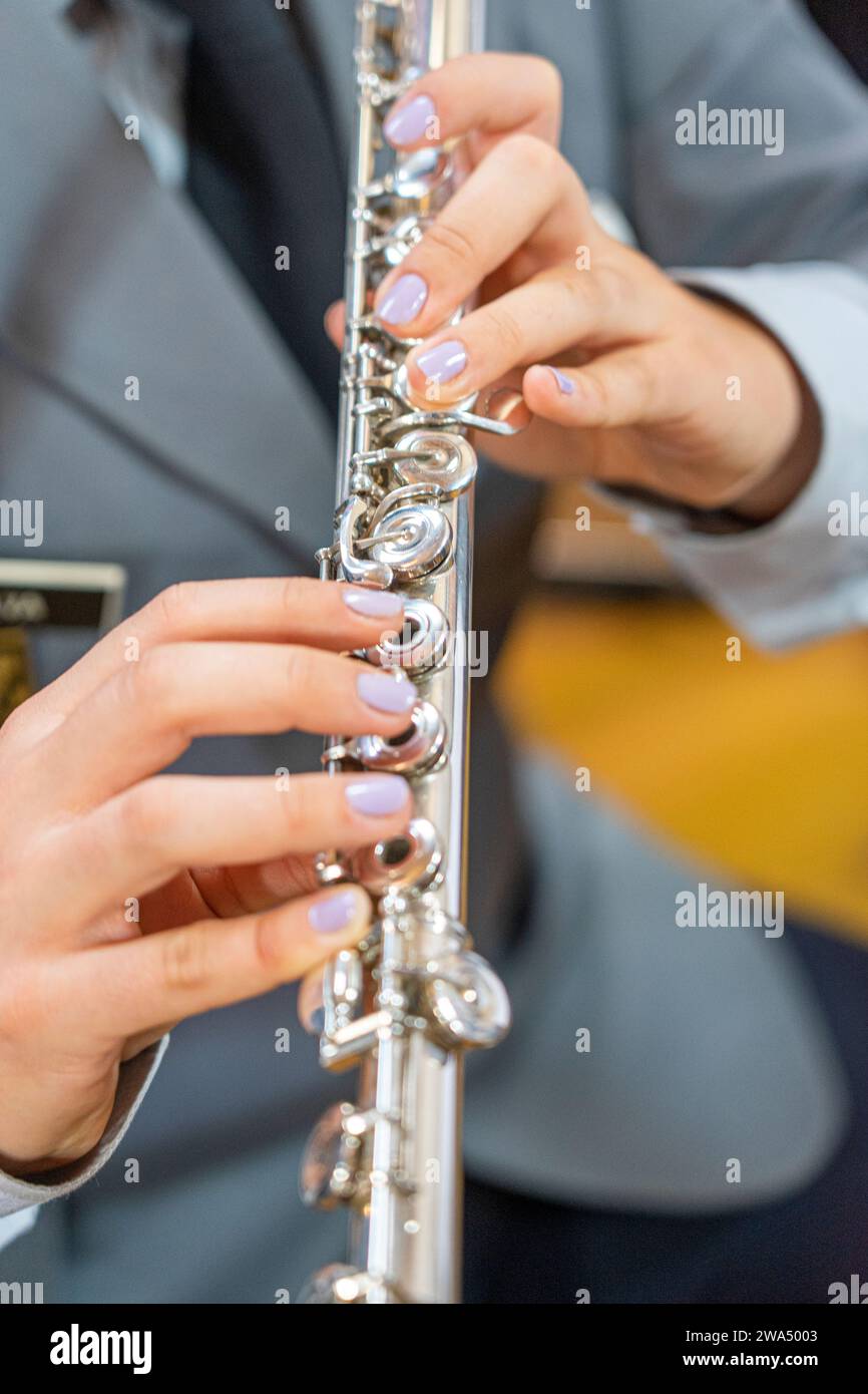Transverse flute hi-res stock photography and images - Alamy