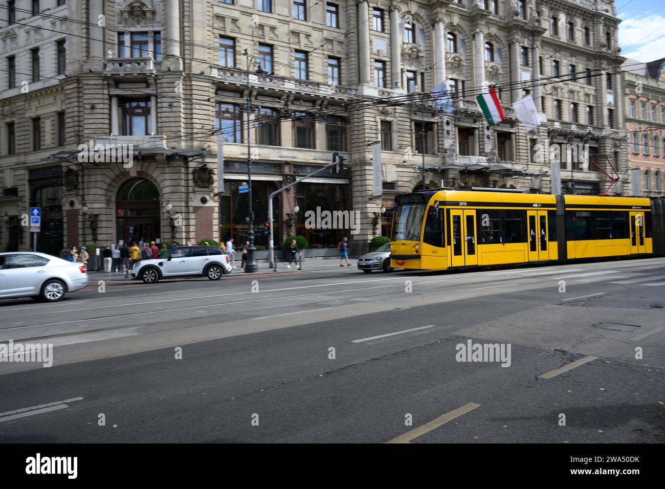 Rush hour traffic, Budapest, Hungary Stock Photo - Alamy
