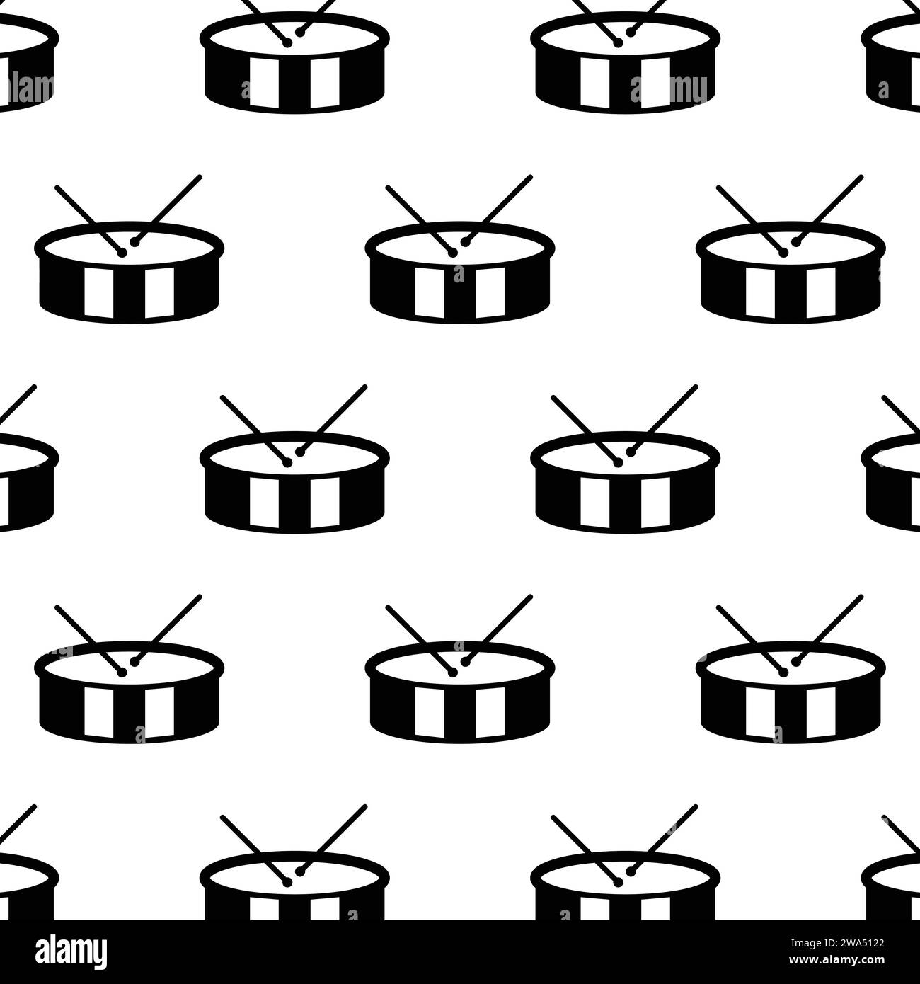 Drum pattern Black and White Stock Photos & Images - Alamy