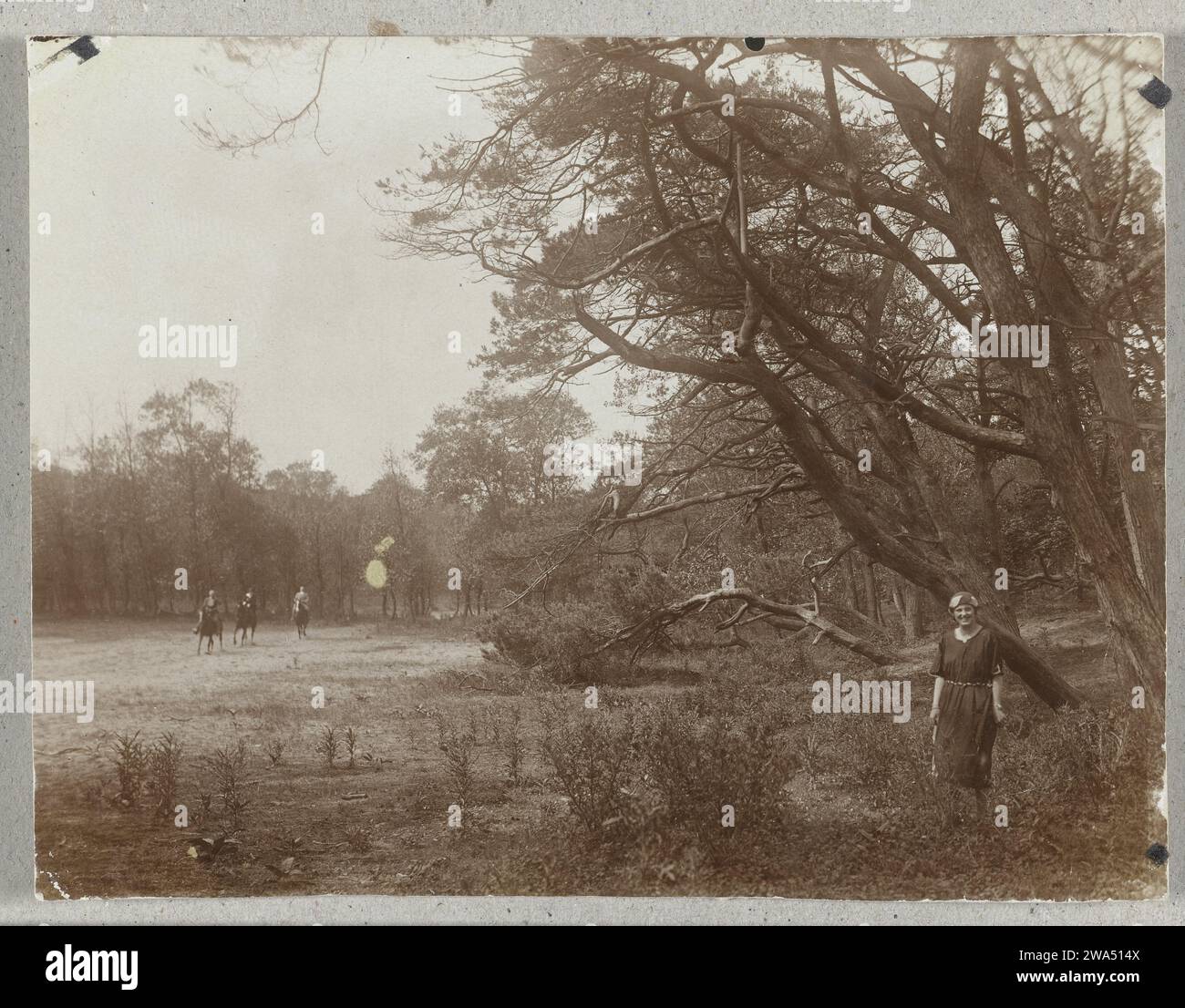 Face in the Meijendel near Wassenaar and The Hague, 1923 photograph ...