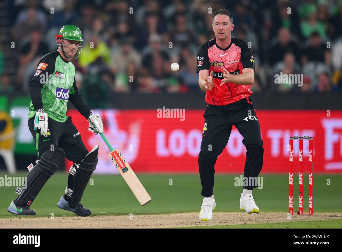 Melbourne, Australia. 02nd Jan, 2024. Tom Rogers of the Renegades ...
